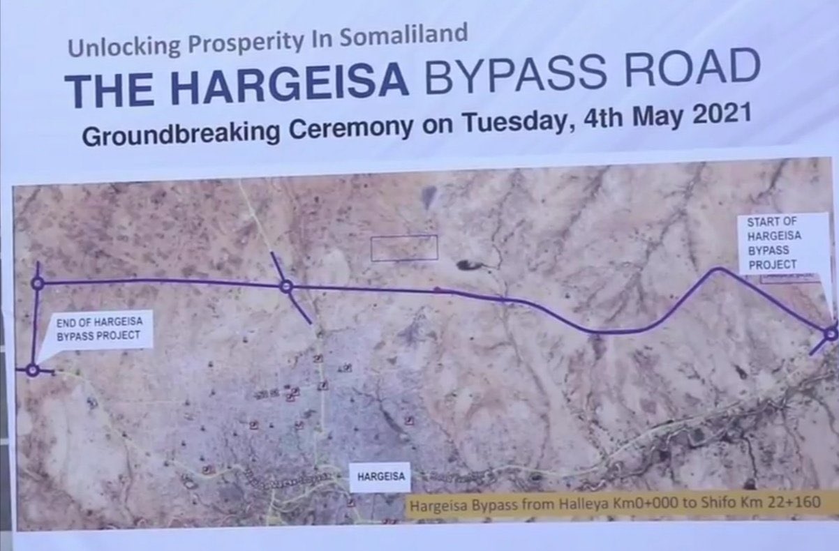 President Bihi Attends the Groundbreaking of Hargeisa Bypass Road ...